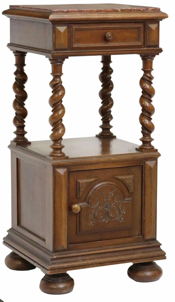 Antique Bedroom Set, Louis XIII Style, Set of 3, Bed, Stand, Dresser ...