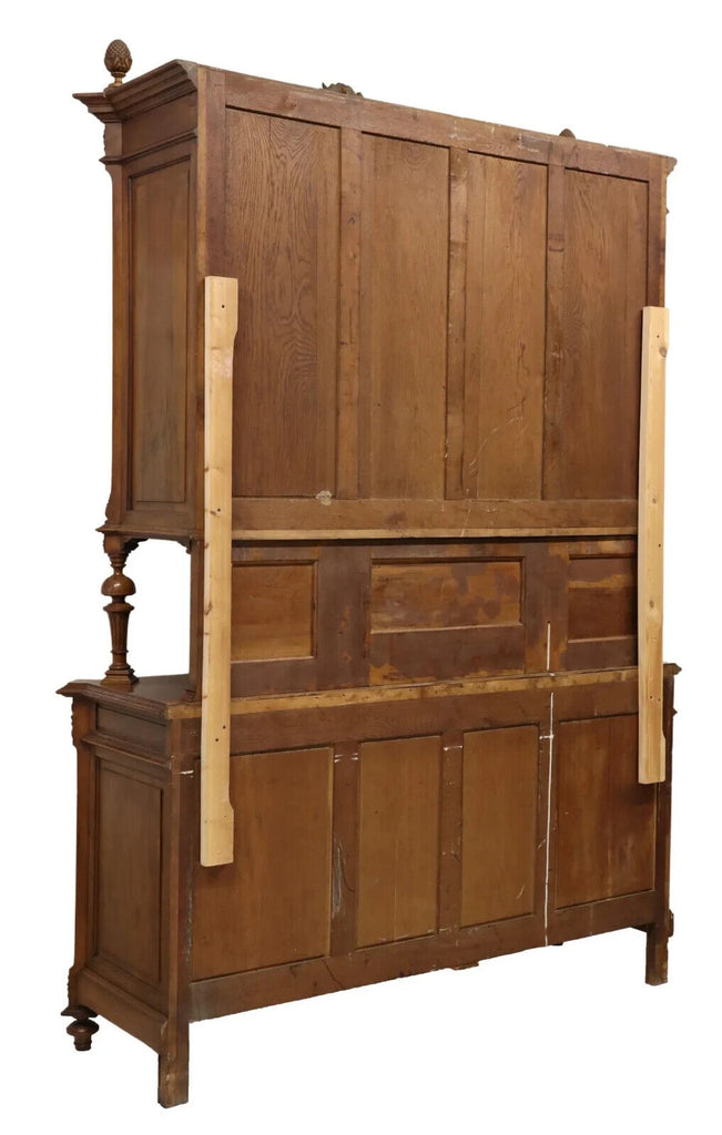 Antique Breakfront Sideboard, French, Carved, Walnut, Monumental, Early ...