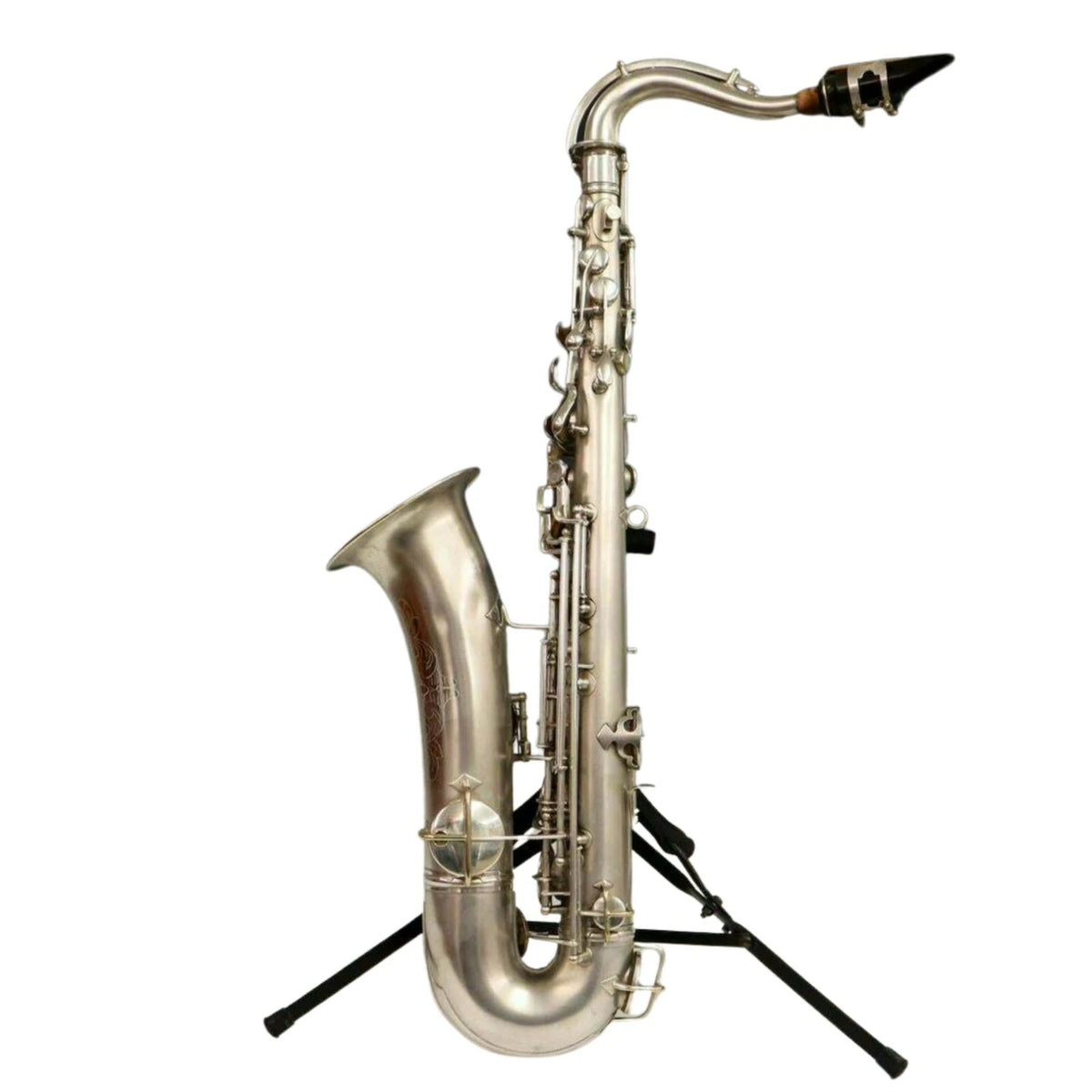 Antique Saxophone, C-Melody saxophone, by Conn, Silver Plate Finish ...
