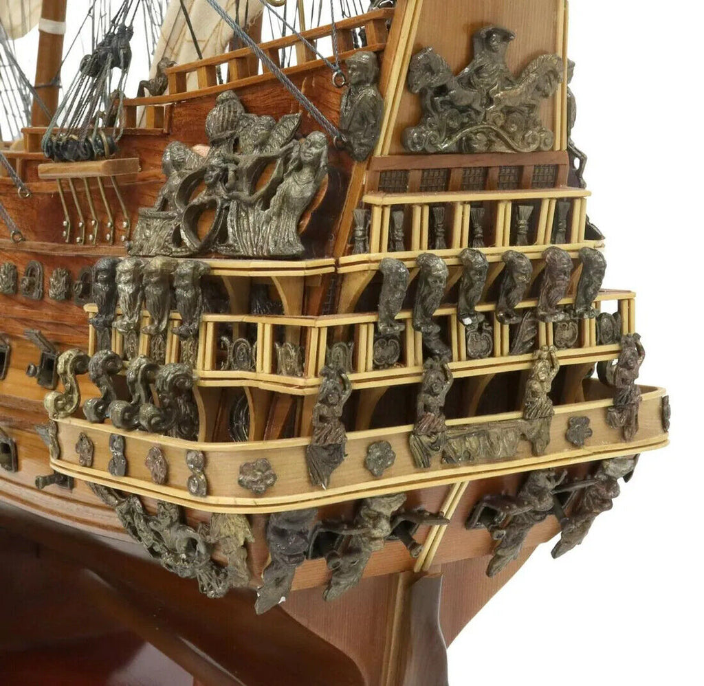 Model Ship, French Ship of the Line 'Soleil Royale', Masts and Sails ...