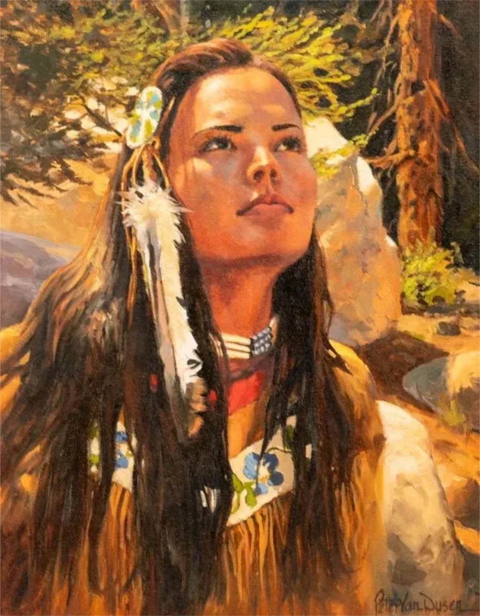 Oil Painting on Canvas, Peter Van Dusen, Amer. bd. 1929., "Dreams ...