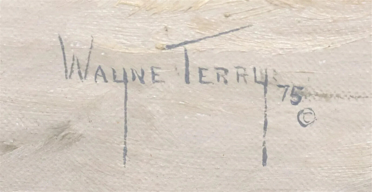 Have one to sell? Sell now Painting, Oil, Western, "Covered Wagon ...