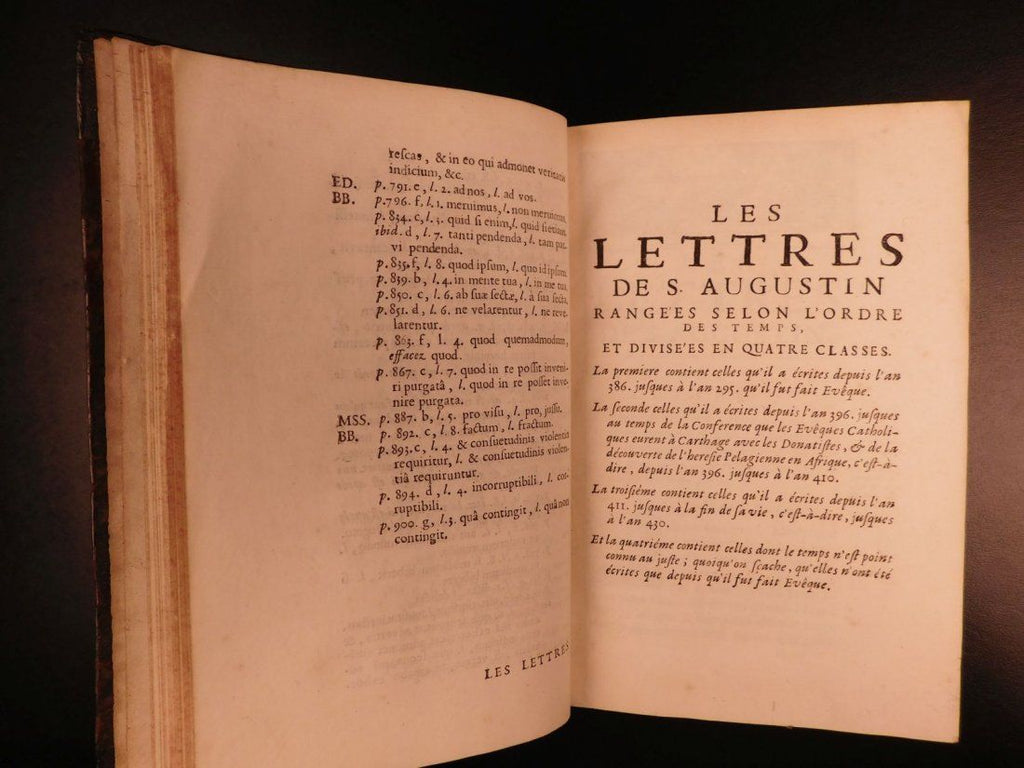 Unique 1684 Saint Augustine of Hippo Letters Jerome Pope, 17th C ...