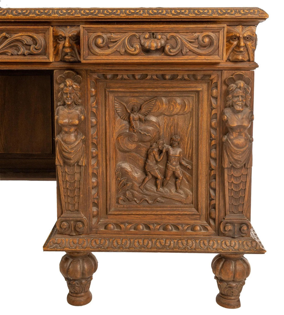 Desk / Bureau, Renaissance Revival Style | Old Europe Antique Home ...