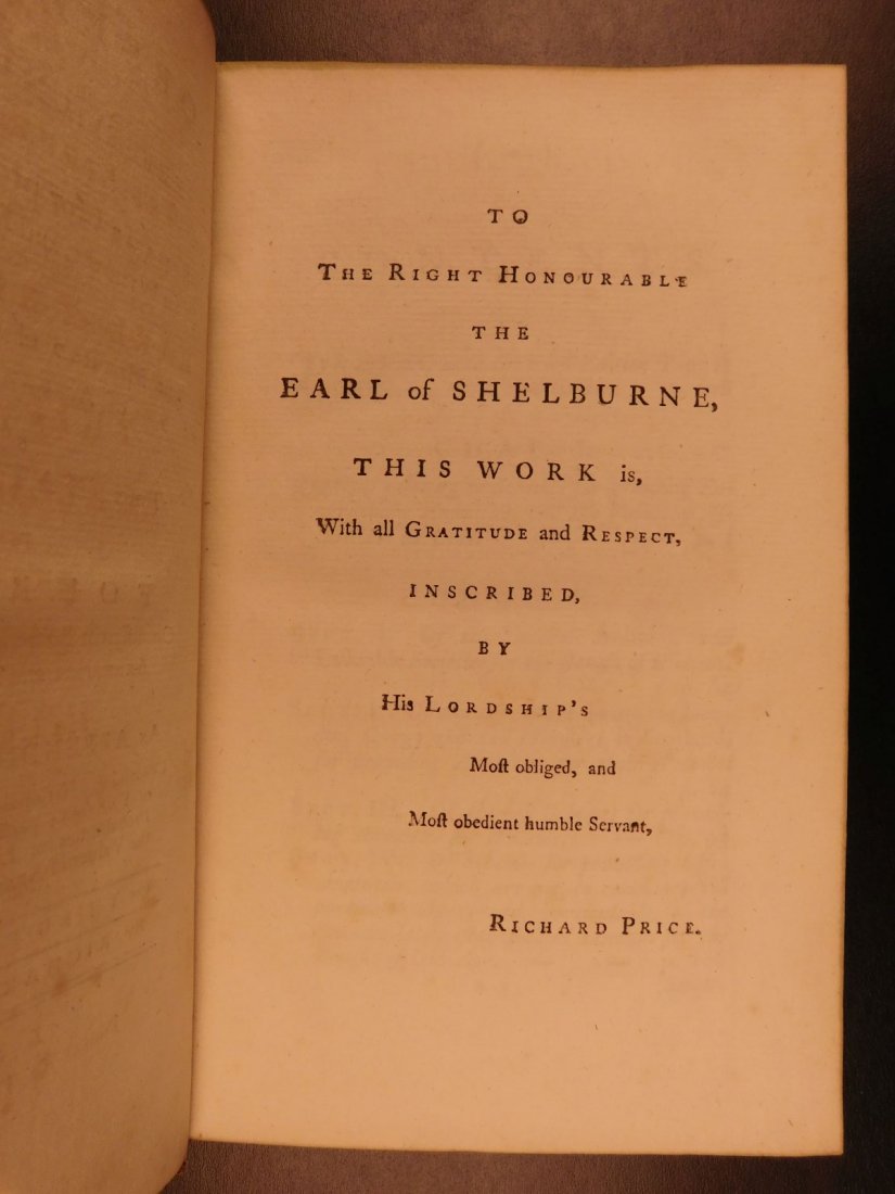 Antique Books, Finance & Economics, 1773, Richard Price Debt Banking ...