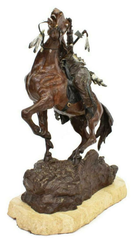 Bronze Sculpture, Carl Kauba 1800 to 1900's Cold Painted, On Stone Bas ...