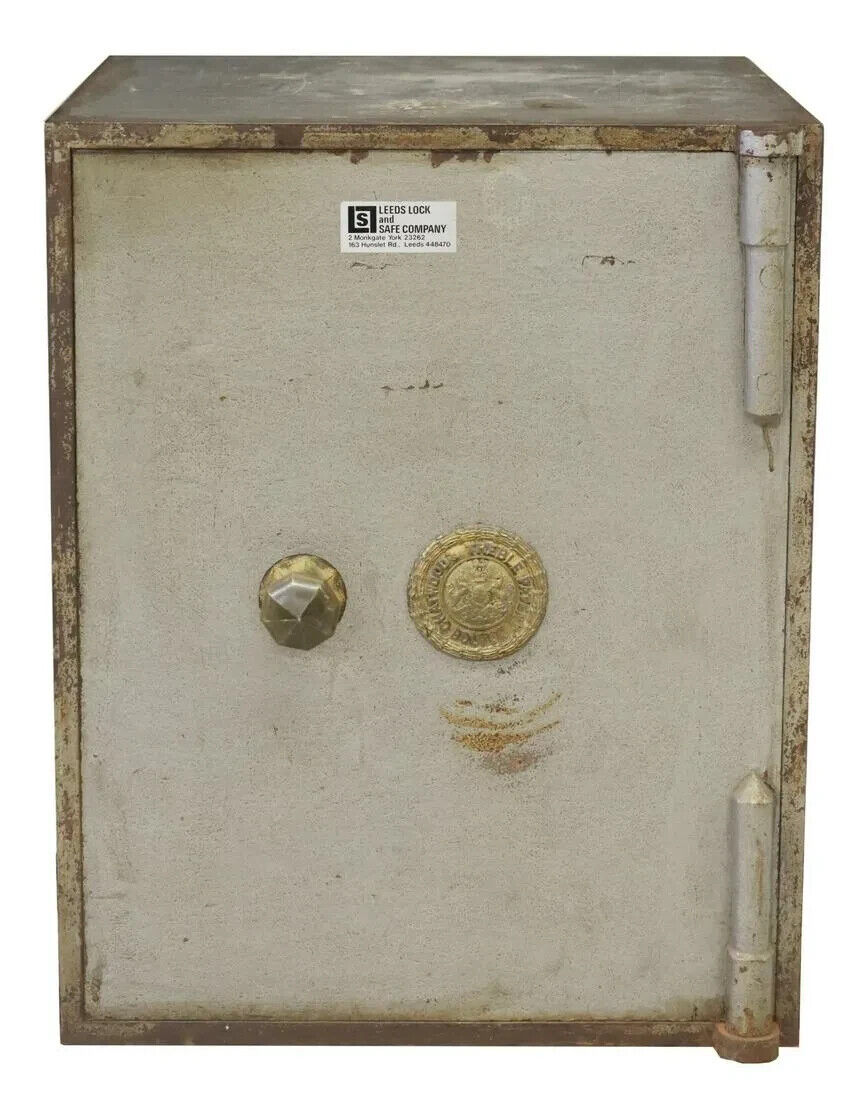 Antique Safe, Steel, English Chatwood's Patent Fireproof, Gilt, Early ...