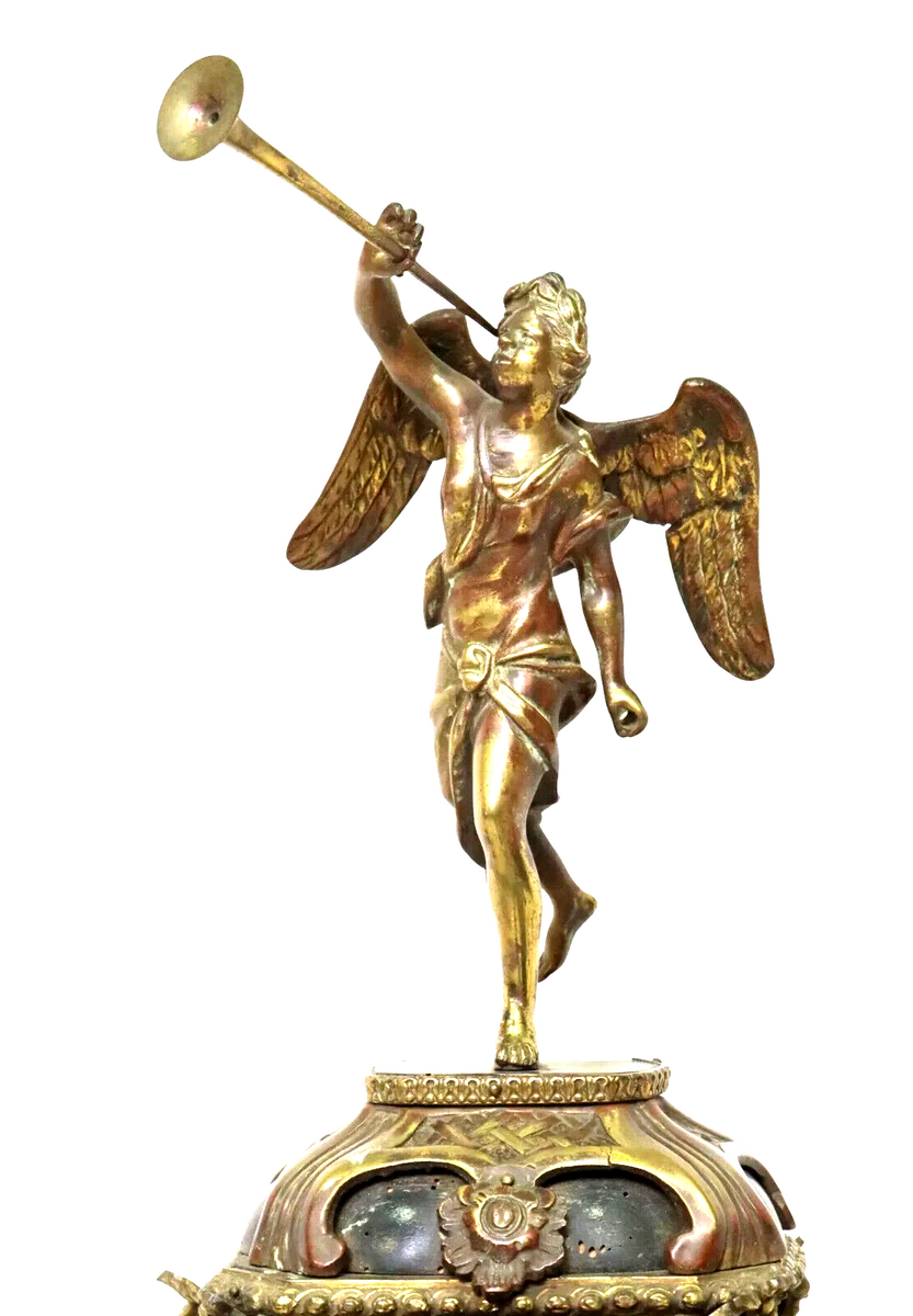 Antique Clock, French Louis XIV Style Boulle Work Bracket, Ormolu ...