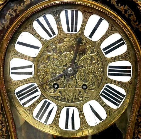 Antique Clock, French Louis XIV Style Boulle Work Bracket, Ormolu ...