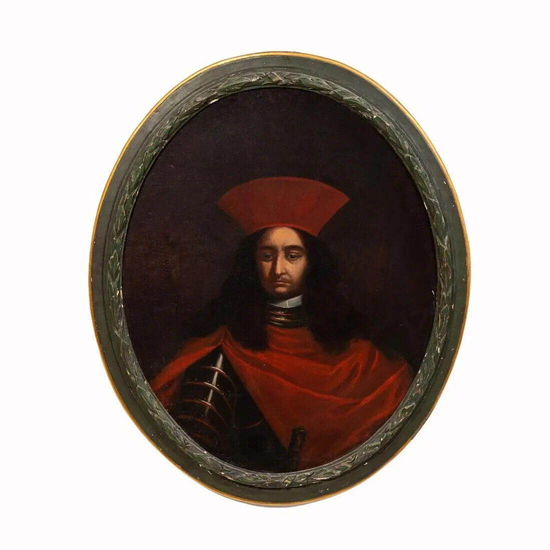 Antique Portrait, Cardinal, Oil on Canvas, Italian School, 15-1600's ...