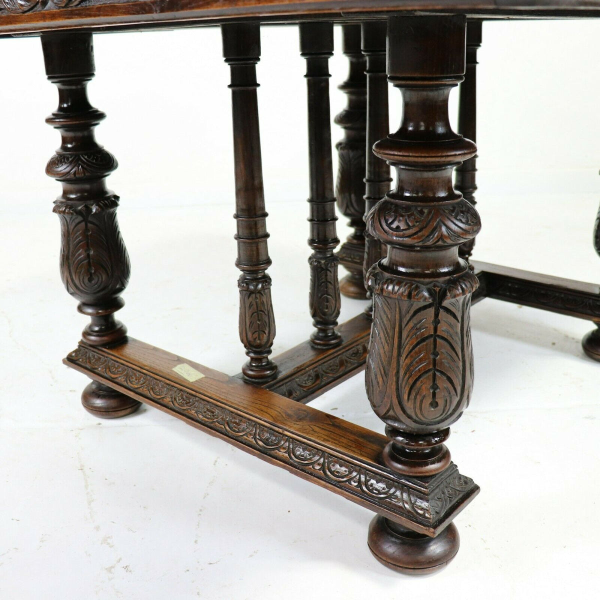 Table, Dining, French, Breton Style, Figural, Chestnut, Vintage ...