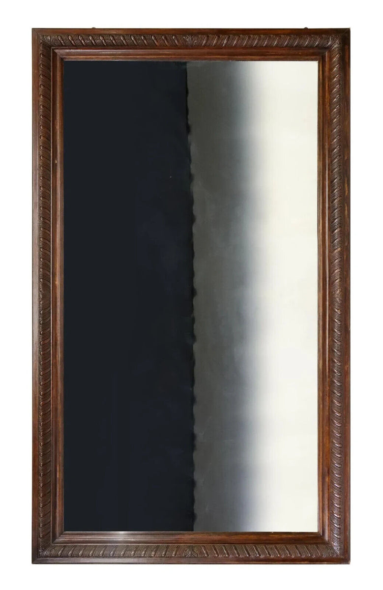 Antique Mirror, Monumental, Italian, Wood-Framed, Molding, 106" X 62.5 ...
