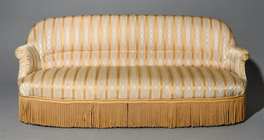 Parlor Set, Vintage, Napoleon III Style Crapeau Settee, 2 Chairs ...